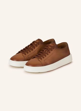 Santoni Sneaker Clean braun