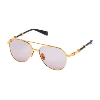 Balmain unisex, Accessoires, Jaune, Taille: 57 MM Lunettes de soleil