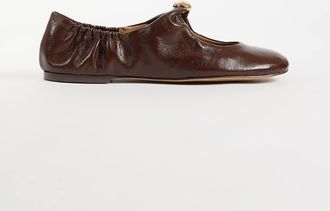 Dolce Vita Cornel Ballerinas mit Golddetail in Braun
