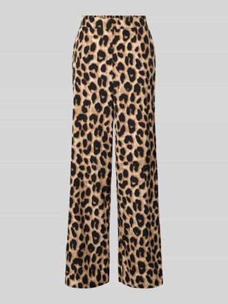 Pieces Weite Hose mit Animal Print Modell GURLA