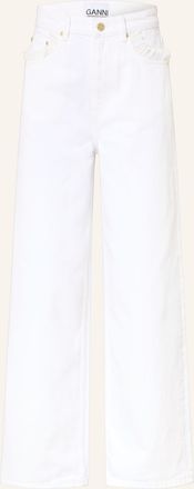 Ganni Wide Leg Jeans Lari weiss