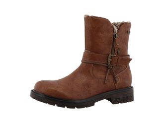 Mustang Jeans Damen Stiefelette Trendiger Alltagsschuh 15M0022004, Gr&ouml;&szlig;e:38 EU, Farbe:Braun