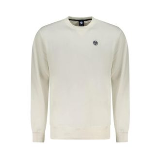 North Sails Klassisches Baumwoll-Sweatshirt mit Rippb&uuml;ndchen - - Sweatshirts & Hoodies - Herren - Wei&szlig; - 2XL