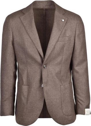 L.B.M. 1911 L.b.m. 1911, Homme, Vestes, Brun, Taille: S Giacca Stondata