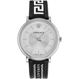 Versace V-Circle Uhr - - Accessories - Herren - Grau - ONE SIZE