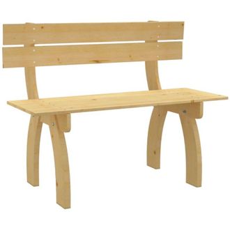 vidaXL Banc de jardin 150 cm Bois de pin impr&eacute;gn&eacute;