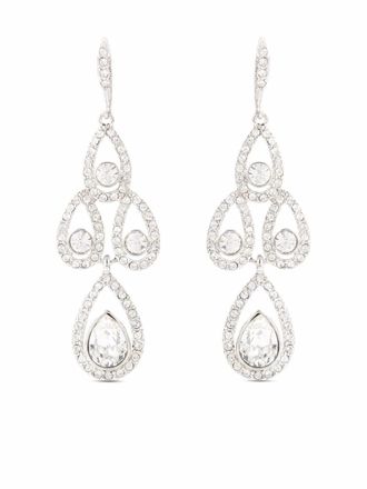 Givenchy Verzierte 2000s H&auml;ngeohrringe - Silber