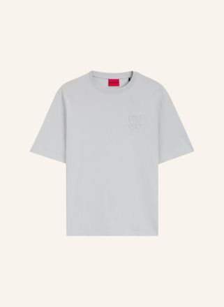 HUGO BOSS Hugo T-Shirt Dleek_In Relaxed Fit grau