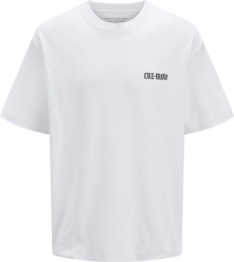 Jack & Jones Male T-Shirt Rückenprint Rundhals T-Shirt CNZ