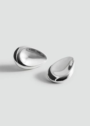 Mango Boucles doreilles goutte argent - Femme - Taille unique - MANGO