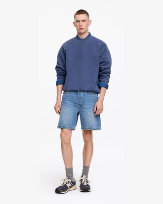 Arket Lockere Jeansshorts -Blau
