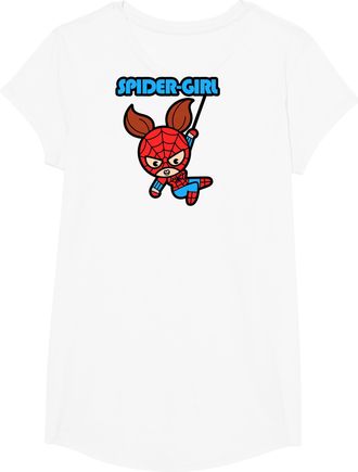 MARVEL Spider-Girl Swinging Cute Kawaii T-Shirt