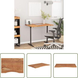 vidaXL vidaXL Akazienholz Tisch - Schreibtischplatte 90x60x2,5 cm Rechteckig Massivholz Akazie