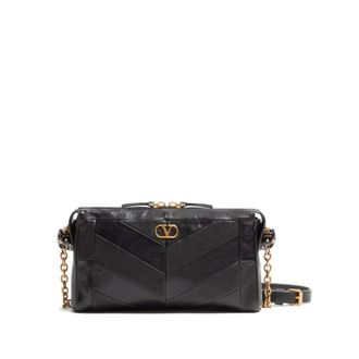 Valentino Garavani Femme, Sacs, Noir, Taille: ONE Size Panthea Small Shoulder Bag