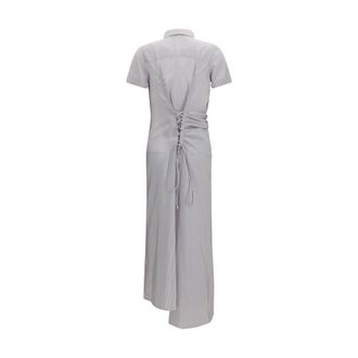 Alexander McQueen Womens Multicolor Silk Casual Dress