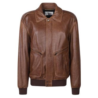 Saint Laurent Damen, Jacken, Braun, MGr&ouml;&szlig;e