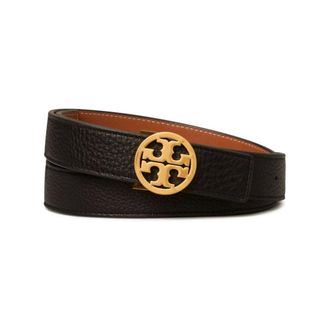 Tory Burch Femme, Accessoires, Noir, Taille: S Ceinture Miller Réversible