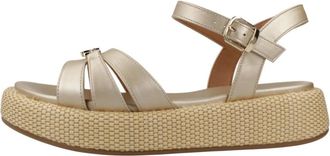 Tommy Hilfiger Femme, Chaussures, Jaune, Taille: 37 EU Sandalia Cruzada