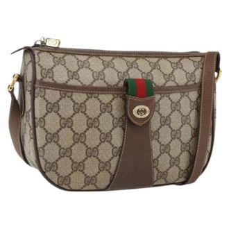 Gucci Pre-owned Vintage Umh&auml;ngetasche - - Pre-owned - Damen - Beige - ONE SIZE
