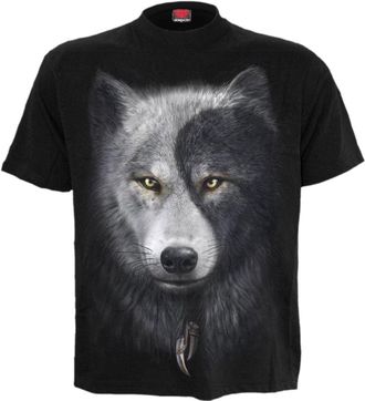 Spiral Wolf Chi - T-Shirt Schwarz - S