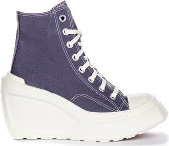 Converse Textil Keil Sneakers Lavendel - - Shoes - Damen - Lila - 40 EU