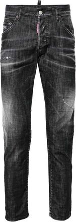 Dsquared2 Straight Leg Jeans - Schwarz