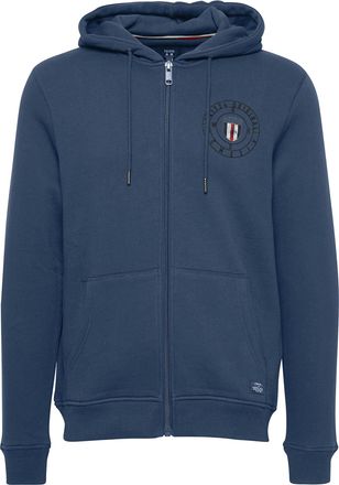 FQ1924 FQBirger Herren Sweatjacke Kapuzenjacke Hoodie mit Kapuze und Print, Größe:2XL, Farbe:Dark Denim (194118)