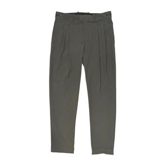 Roberto Ricci Design Gr&uuml;ne Chino-Hose mit SURFLEX-Elastik - - Trousers - Herren - Gr&uuml;n - S