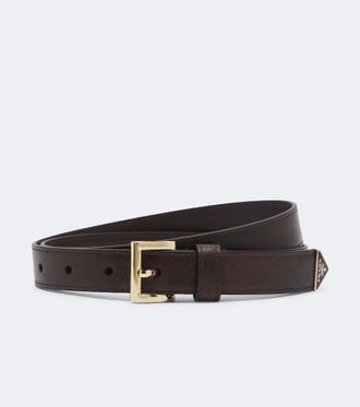 Prada Ceinture en cuir &agrave; logo