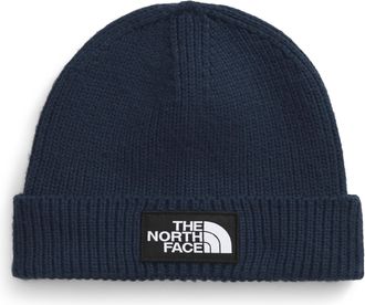 The North Face Unisex Logo Box Cuffed Beanie, Summit Navy, One Size