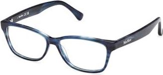 Max Mara MM5237 092 Lunettes pour femme Bleu clair/rayures 52/13/140