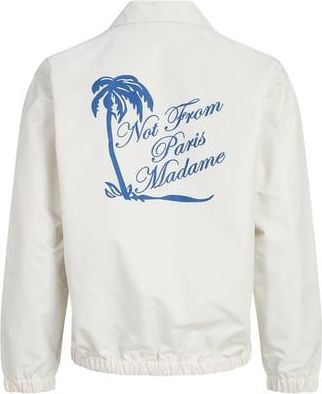 Dr&ocirc;le de Monsieur Veste droite &agrave; col classique imprim&eacute;e