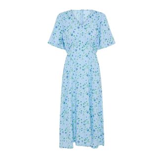 Ichi Ichi, Femme, Robes, Bleu, Taille: 46 FR Maxi Robes