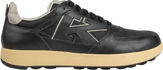 Kiton Homme, Chaussures, Noir, Taille: 43 1/2 EU Leather Baskets