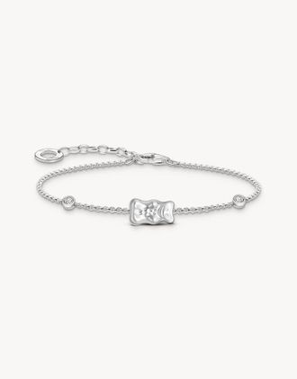 Thomas Sabo Bracelet - Argent&eacute; et blanc