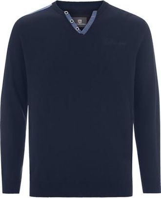 Jan Vanderstorm Homme Pull Jorgir Bleu Fonc&eacute;, 7XL (XXXXXXXL) - 80/82