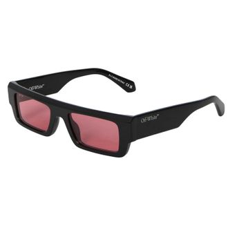 Off-white Off White - Pittsburgh Sonnenbrille f&uuml;r Herren (Schwarz/Rot)