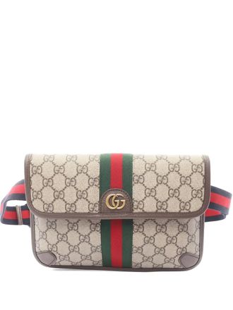 Gucci sac banane Ophidia GG Supreme petit format - Tons neutres