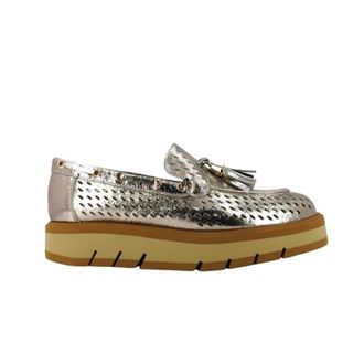 Elvio Zanon Femme, Chaussures, Jaune, Taille: 39 EU Mocassin en cuir