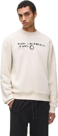 Karl Lagerfeld Regular Eclipse Logo Sweat, Moonstruck, XXL