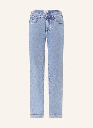 Cartoon Cartoon Straight Jeans Mit Schmucksteinen blau