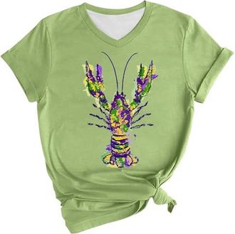 Generic Tee Shirt Femme Grande Taille D&eacute;t&eacute; Manche Court Basiques Hauts Shirts D&eacute;t&eacute; D&eacute;contract&eacute;e Loose Vetement &Agrave; La Mode Manches Courtes Chemise L&acirc;che Et Resp