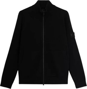 Stone Island Homme, Pulls, Noir, Taille: XL Ghost Cardigan