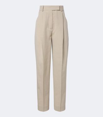 R&oacute;he R&oacute;he Pantalon droit en laine et soie