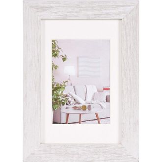 Henzo Modern Bilderrahmen, Holz, weiss, 10x15 cm