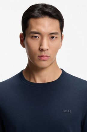 HUGO BOSS T-Shirt Tegood Regular Fit 100% Baumwolle Logo on Chest Rundhals
