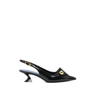 Lanvin Femme, Chaussures, Noir, Taille: 38 EU Slingback Pump