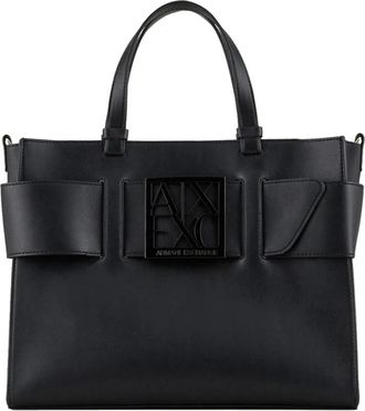A|X Armani Exchange Femme, Sacs, Noir, Taille: ONE Size Sac Shopper