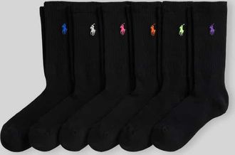 Polo Ralph Lauren Socken aus Baumwoll-Mix im 6er-Pack