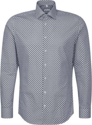 Seidensticker Herren Slim Fit Langarm Hemd, Gr&uuml;n, 45 EU